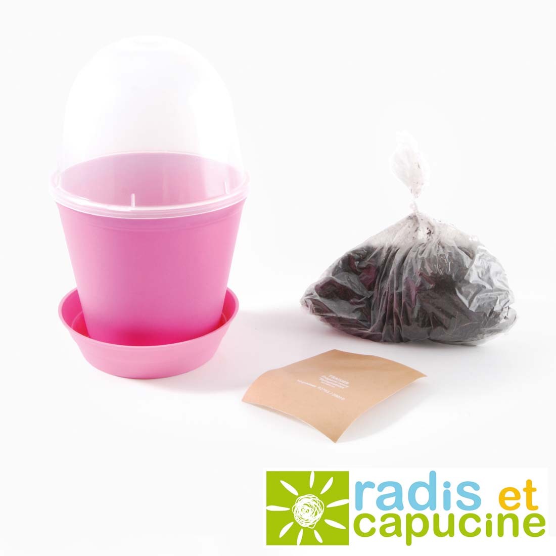Fraises en Pot Cloche - Jardinage Facile | Radis et Capucine
