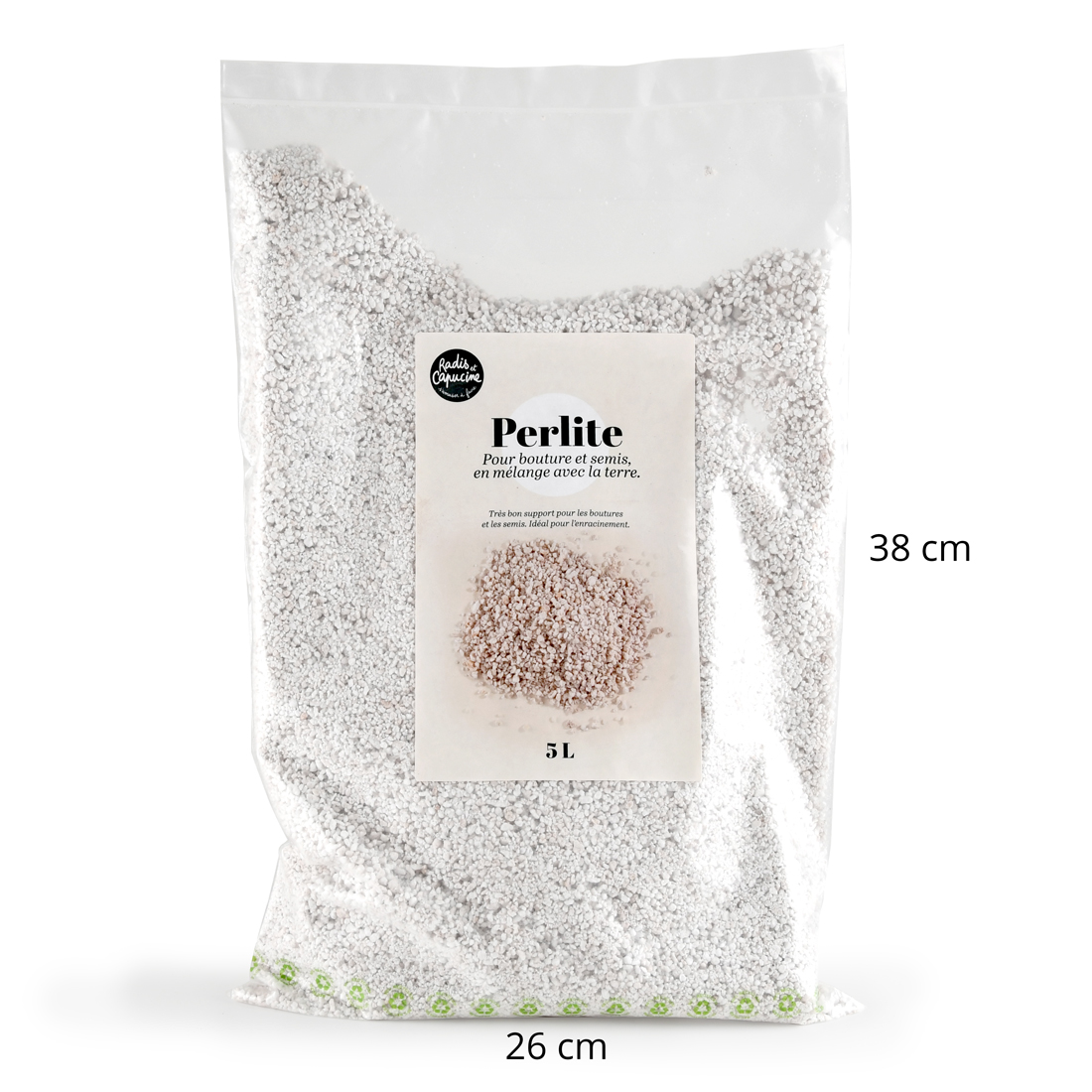 Perlite - 5 L (600 g) bag | Radis et Capucine